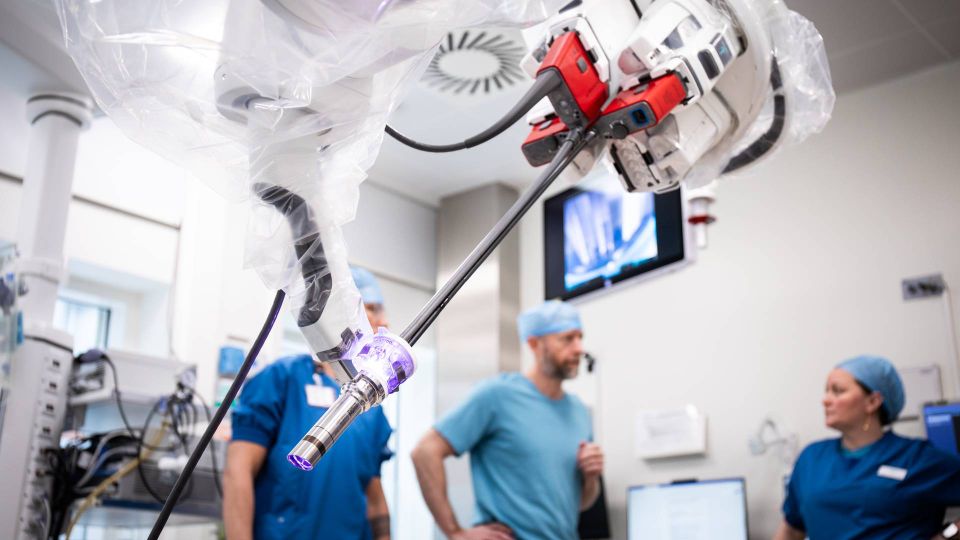 AUH's nye robot giver mulighed for at operere flere patienter